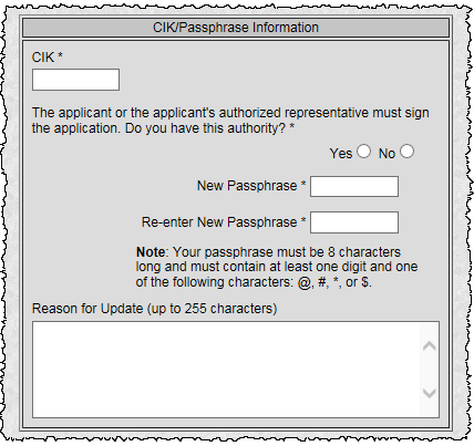 Update Your Passphrase – Certent CDM