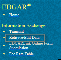 Update Contact Information in EDGAR – Certent CDM